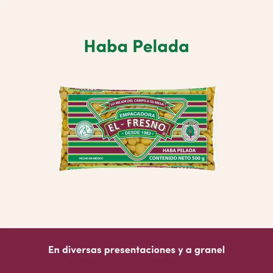 Haba pelada por Mayoreo | Empacadora El Fresno